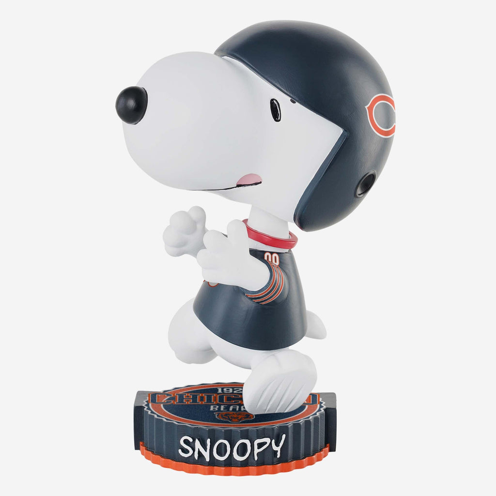 Chicago Bears Snoopy Peanuts Bighead Bobblehead FOCO