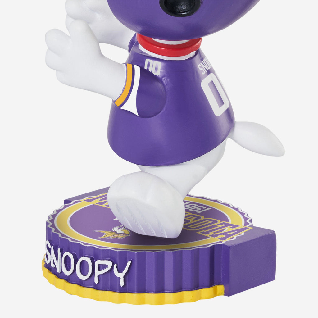 Minnesota Vikings Snoopy Peanuts Bighead Bobblehead FOCO