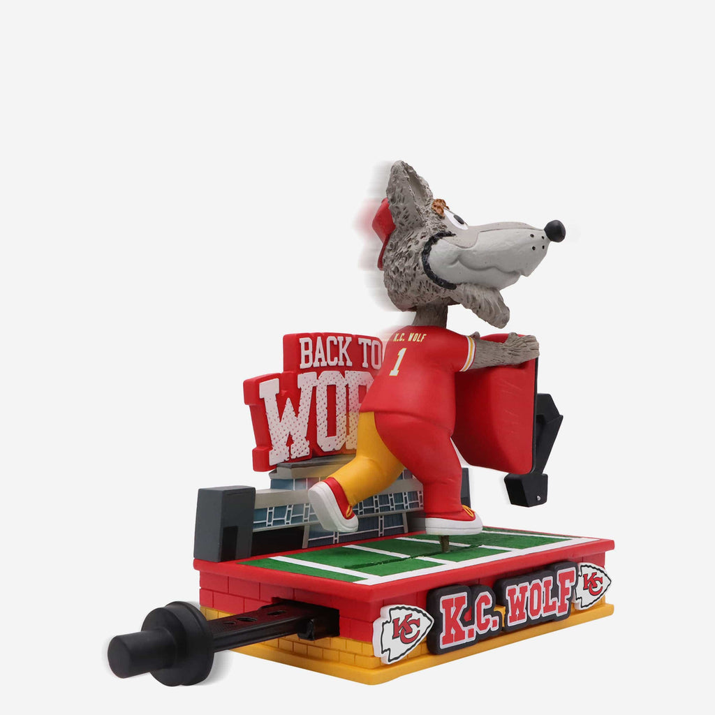 KC Wolf Kansas City Chiefs 2023 Training Camp Mascot Bobblehead FOCO