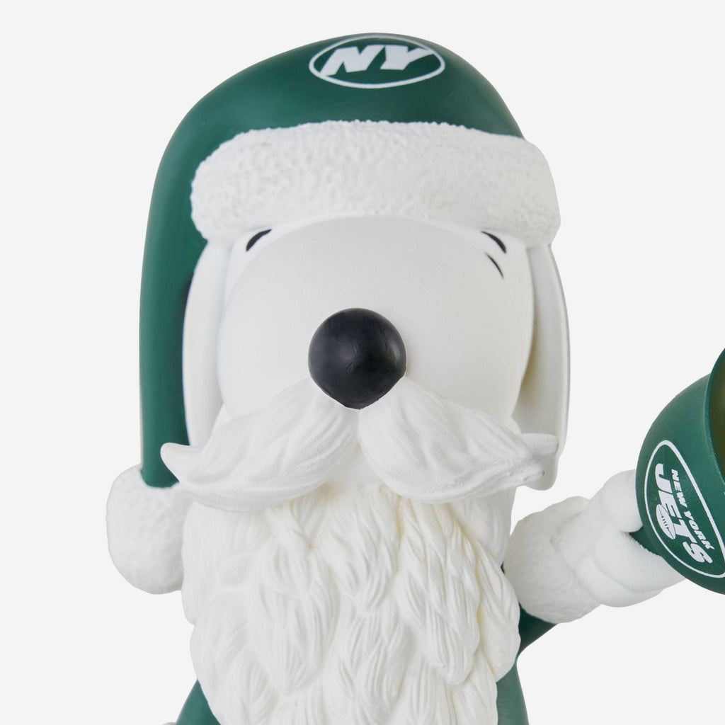 New York Jets Snoopy & Woodstock Peanuts Christmas Special Bobblehead FOCO