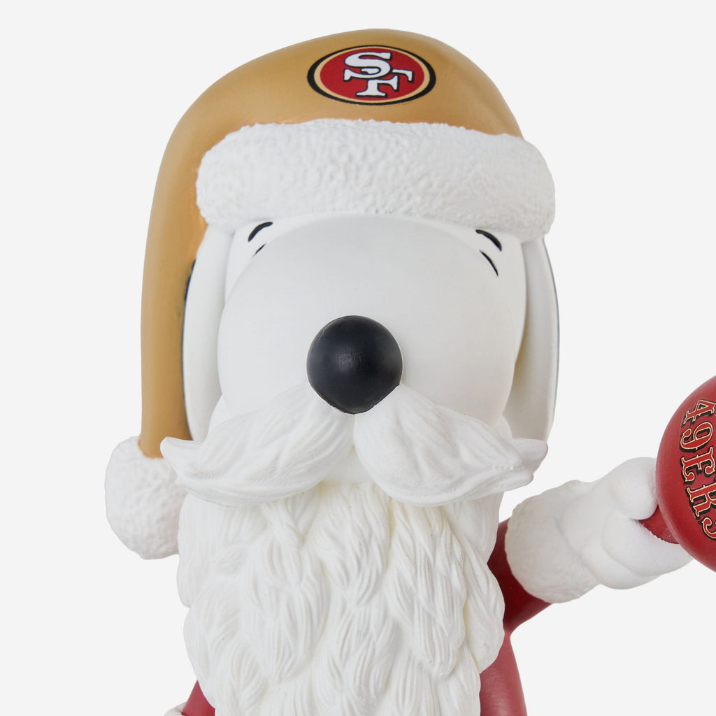 San Francisco 49ers Snoopy & Woodstock Peanuts Christmas Special Bobbl FOCO