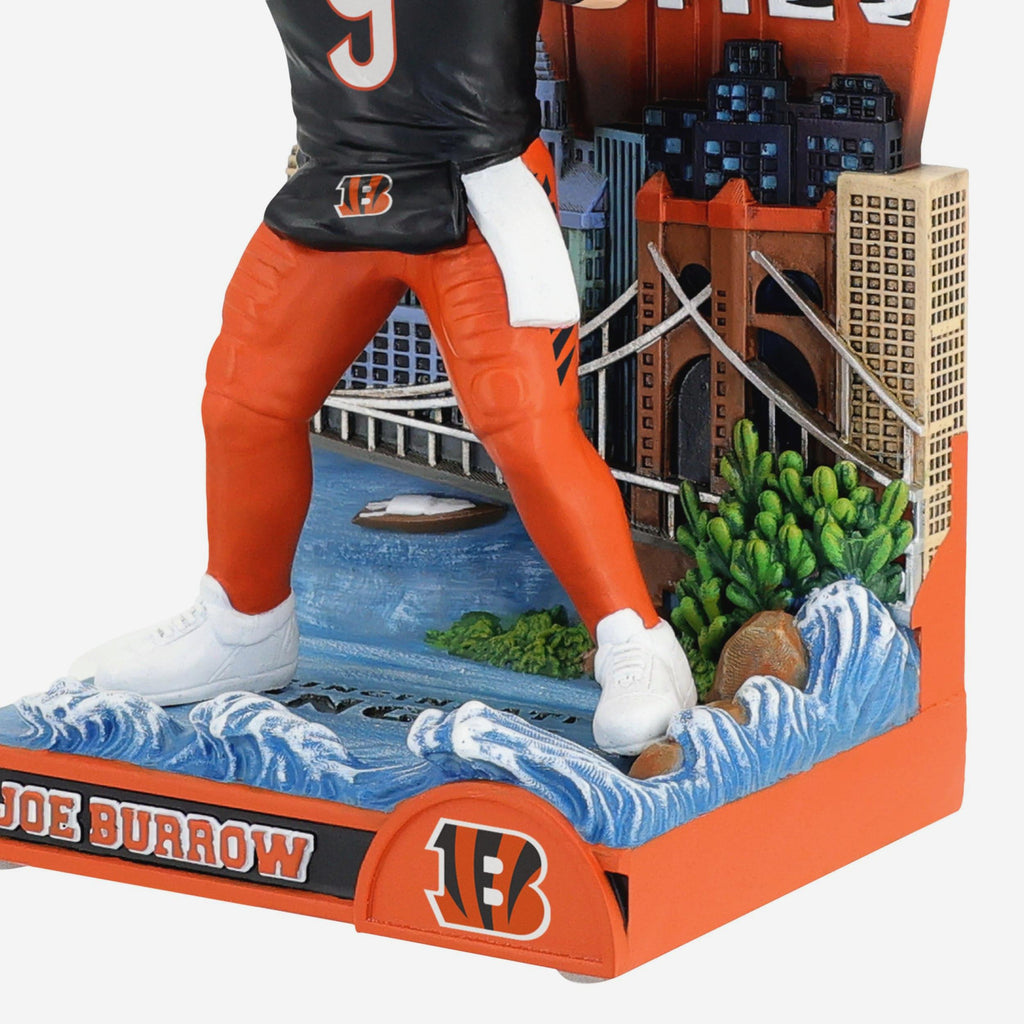 Joe Burrow Cincinnati Bengals The Queen City Bobblehead FOCO