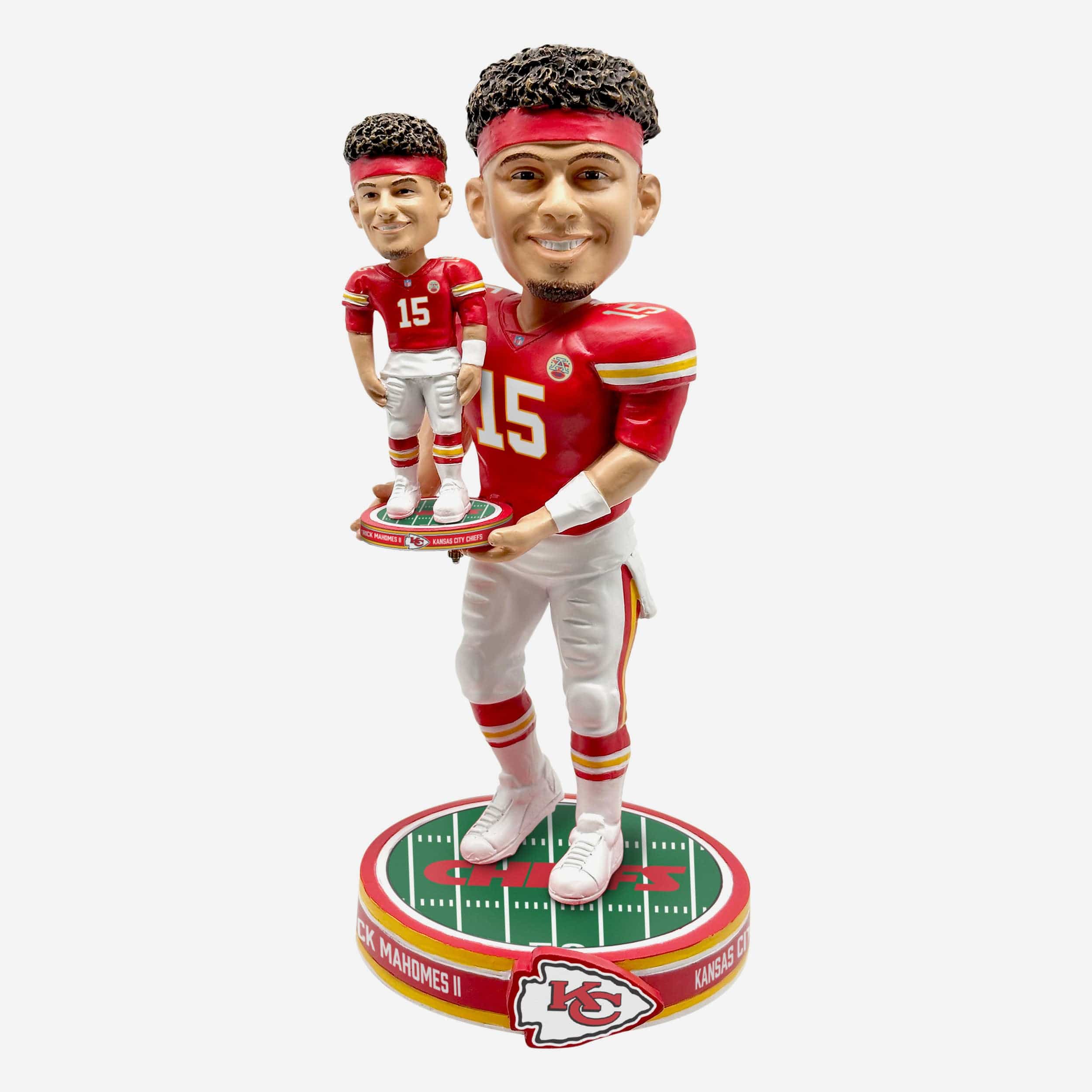 Patrick Mahomes Kansas City Chiefs Bobble Dubblz Bobblehead FOCO