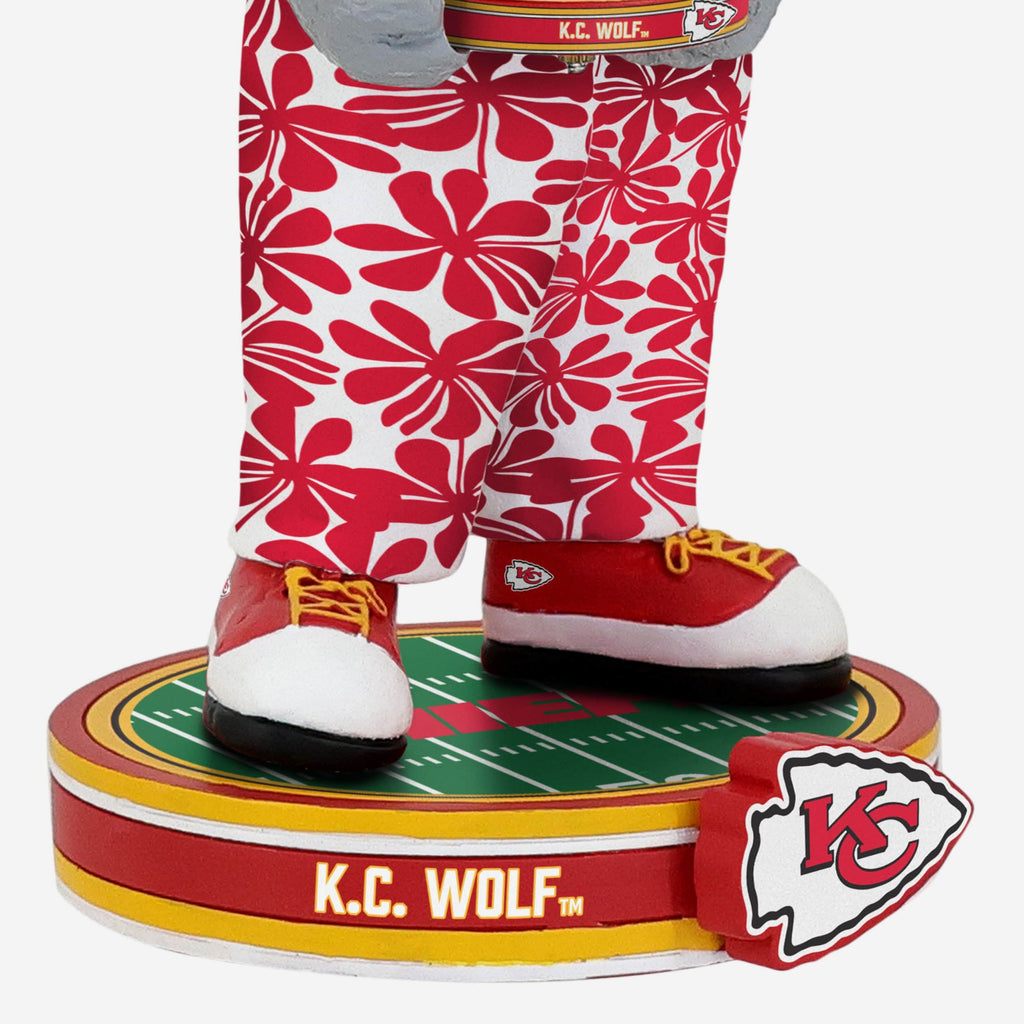 KC Wolf Kansas City Chiefs Bobble Dubblz Mascot Bobblehead FOCO