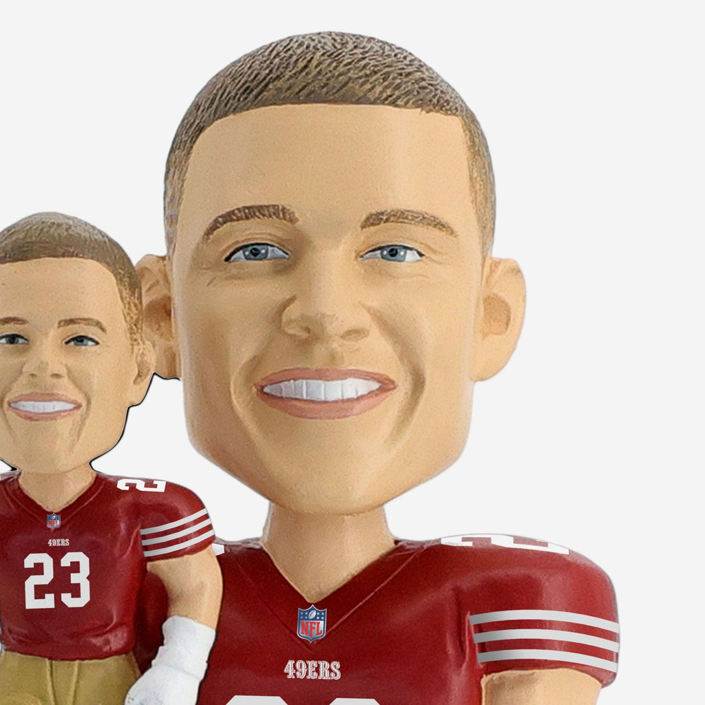 Christian McCaffrey San Francisco 49ers Bobble Dubblz Bobblehead FOCO