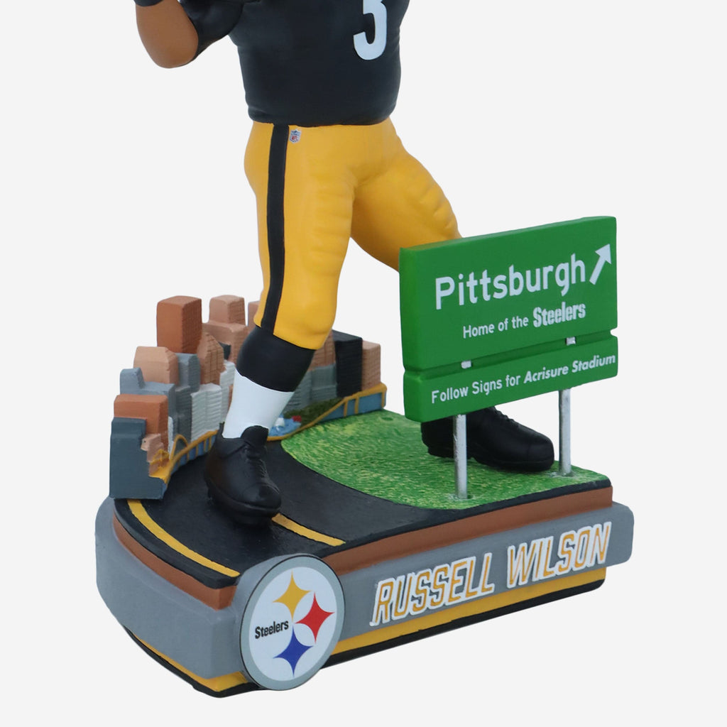 Russel Wilson Pittsburgh Steelers Next Stop Bobblehead FOCO