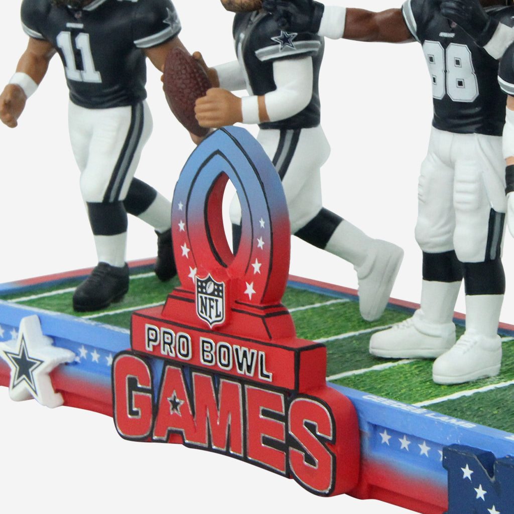 Dallas Cowboys 2024 Pro Bowl Games Mini Bobblehead Scene FOCO