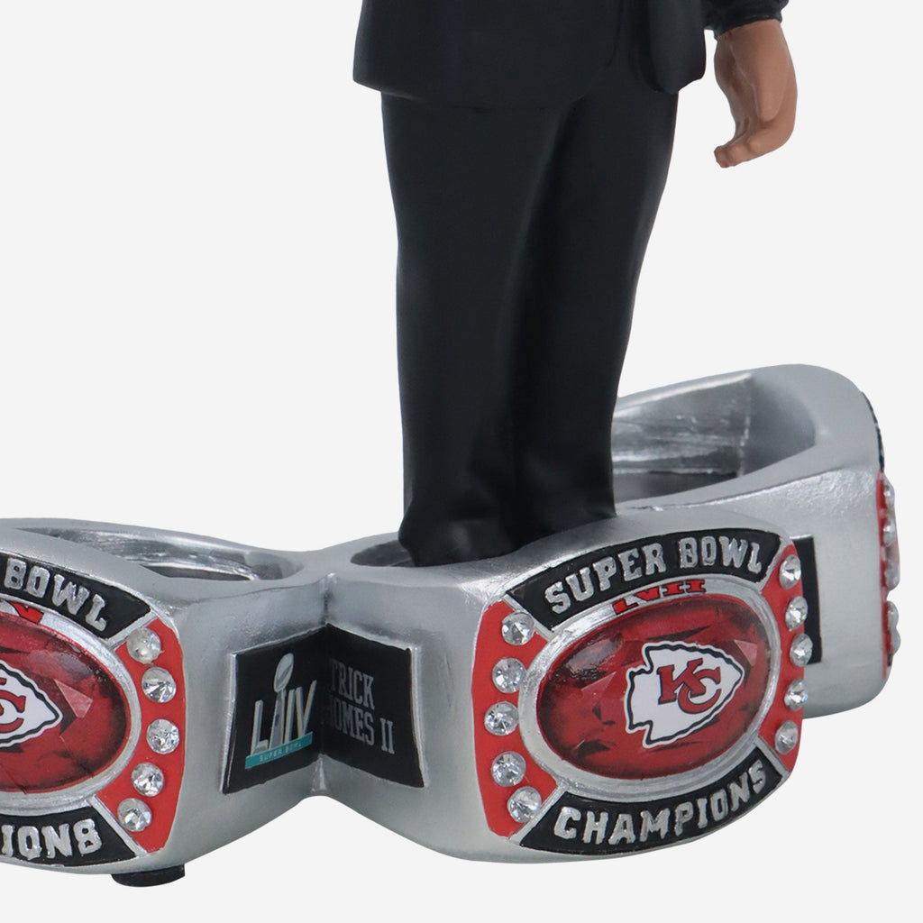 Patrick Mahomes Kansas City Chiefs Ring Ceremony Triple Ring Base Bobb FOCO