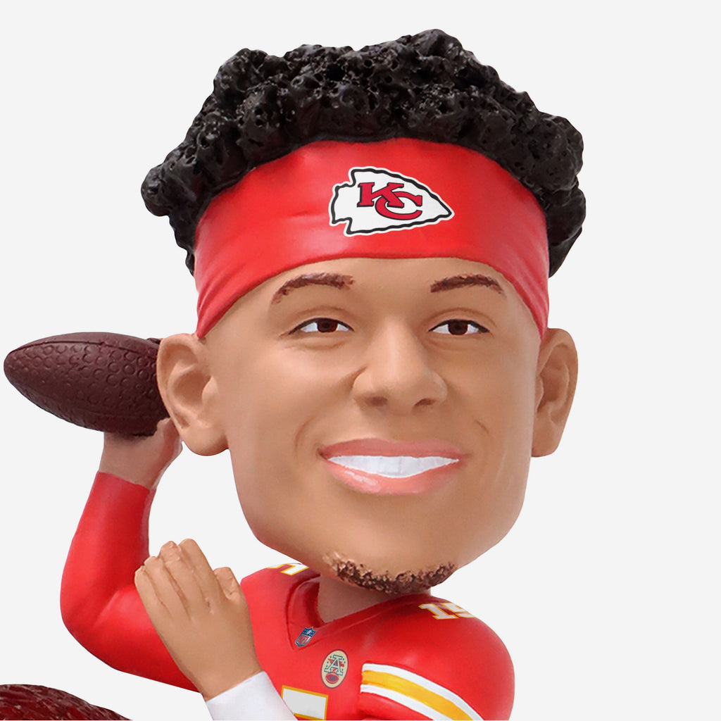 Patrick Mahomes Kansas City Chiefs Wolf Spirit Animal Bobblehead FOCO