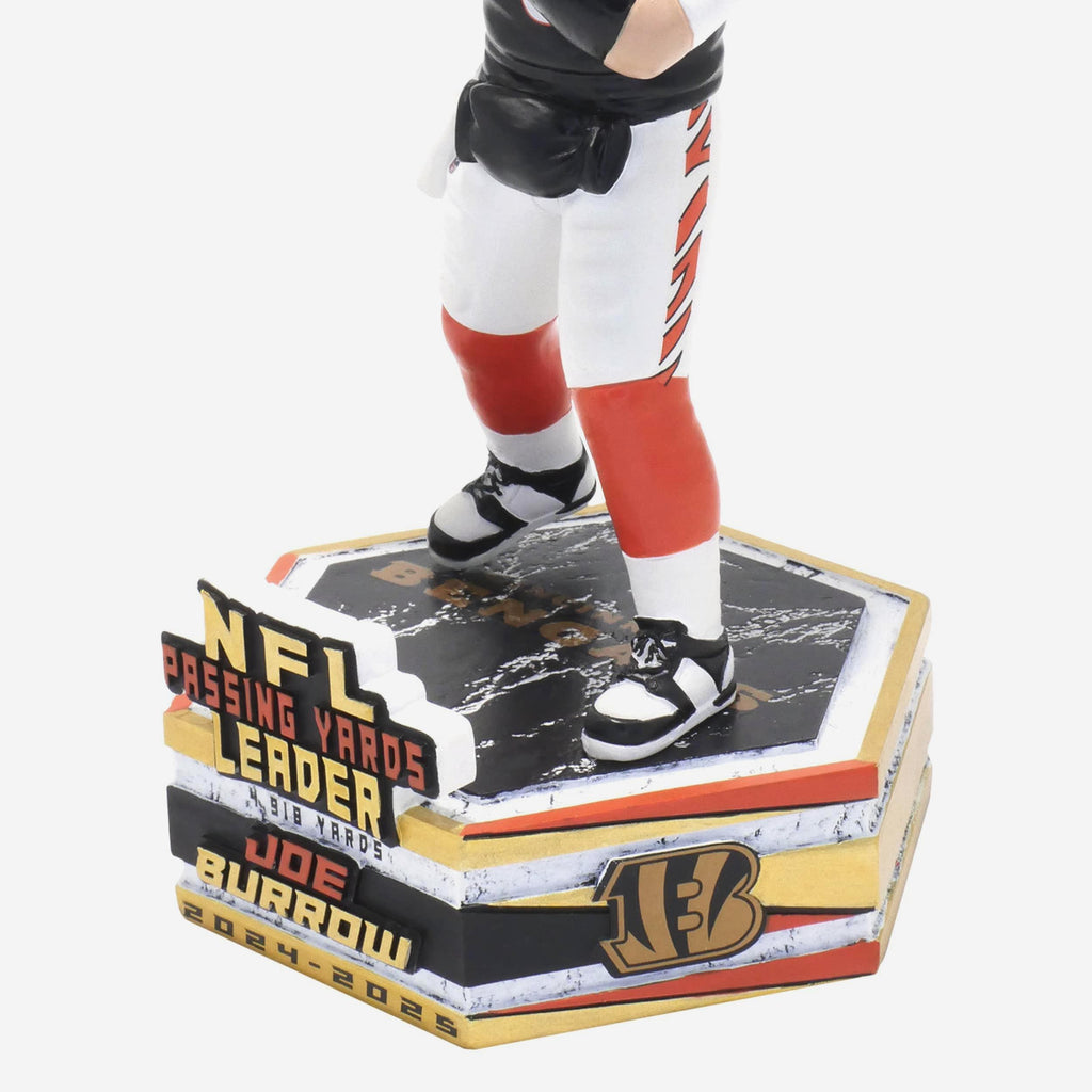 Joe Burrow Cincinnati Bengals 2024 NFL Passing Yards Leader Bobblehead FOCO