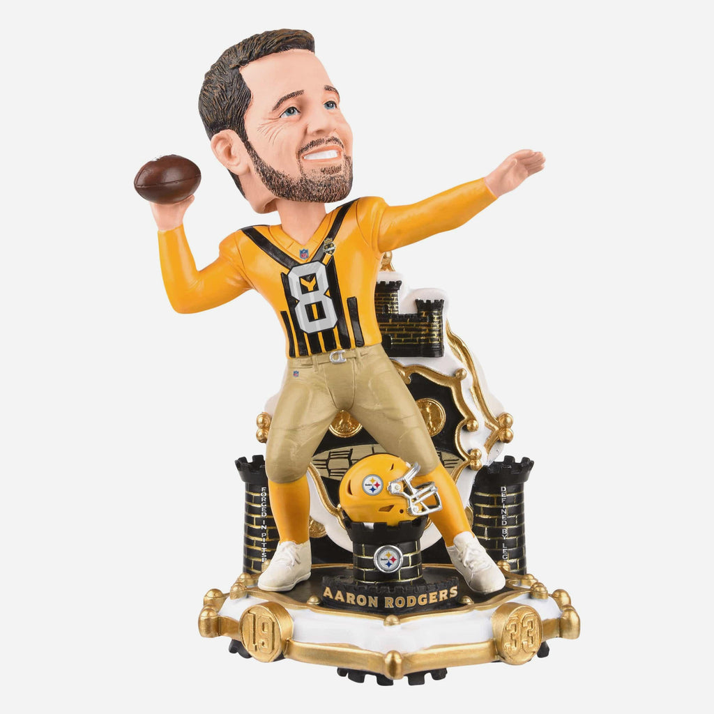 Aaron Rodgers Pittsburgh Steelers Alternate Uniform Bobblehead FOCO
