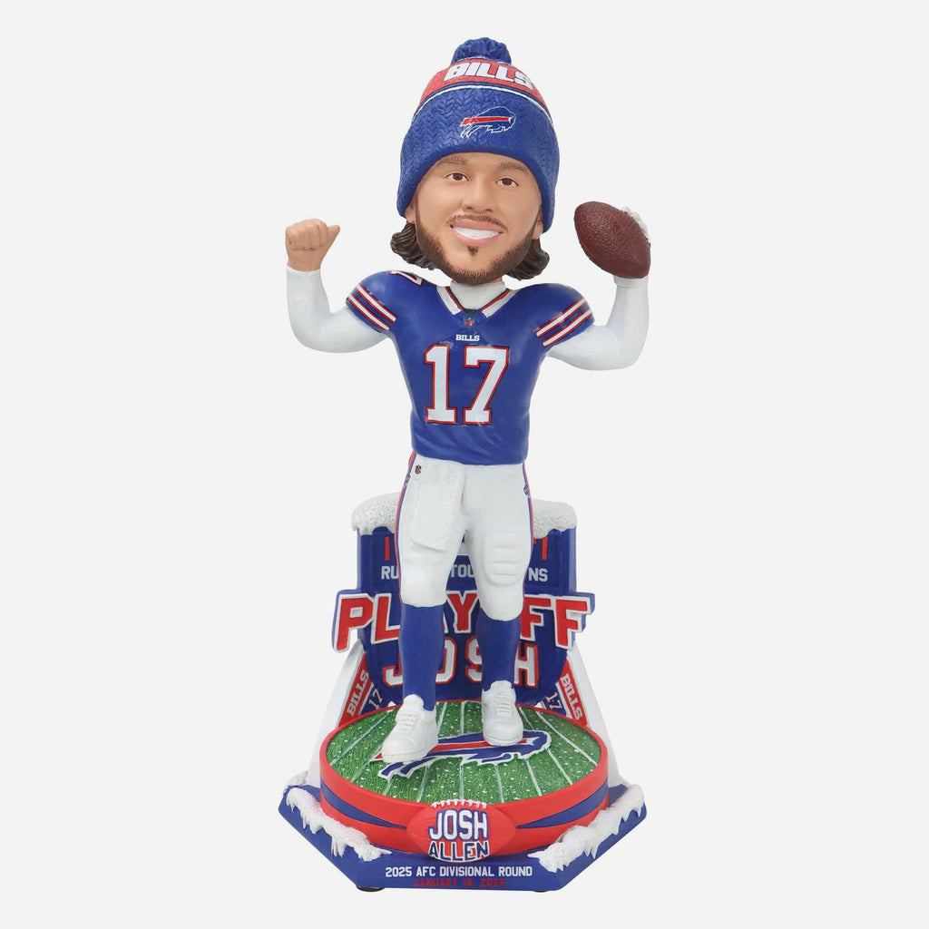 Josh Allen Buffalo Bills Divisional Round Gamebreaker Bobblehead FOCO
