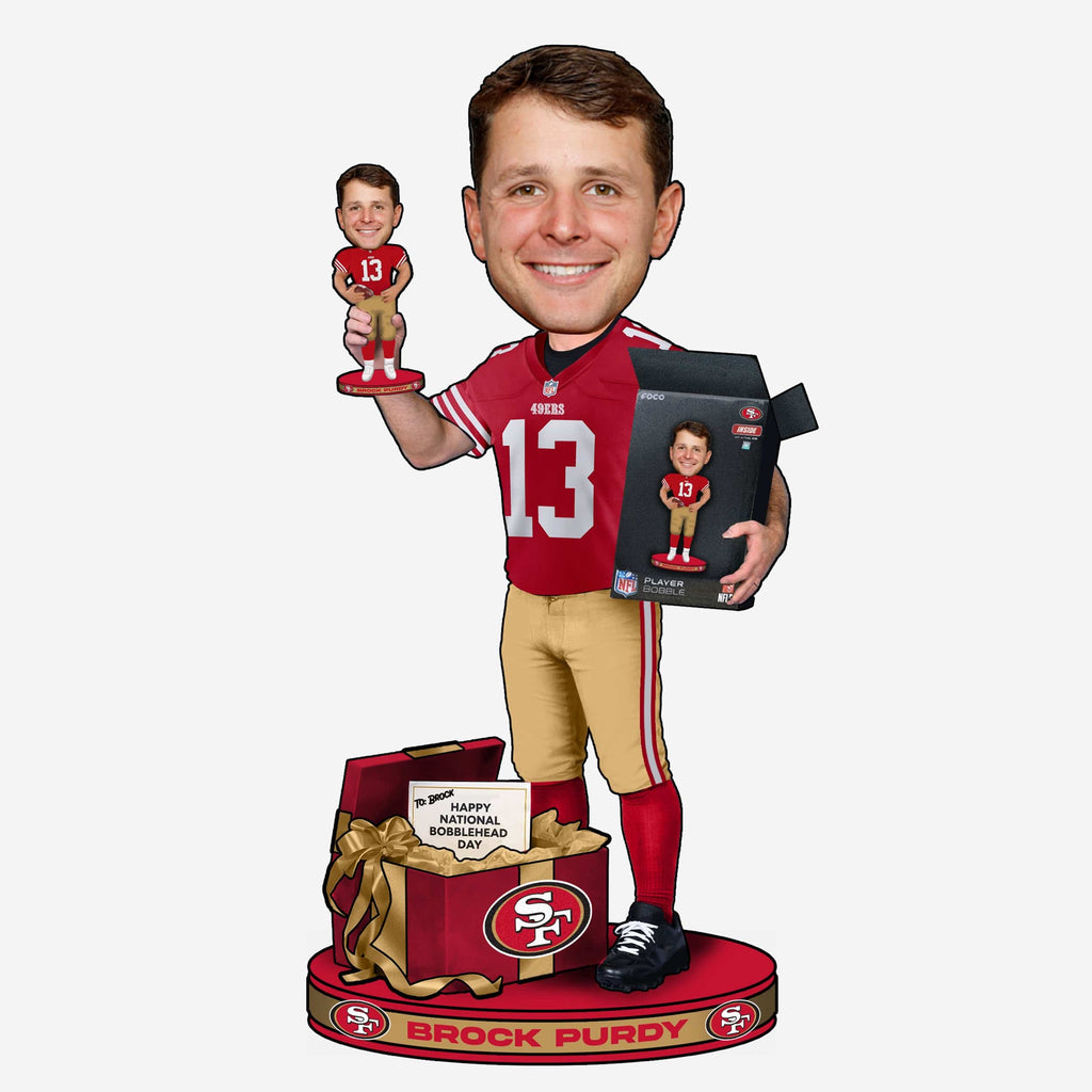 Brock Purdy San Francisco 49ers National Bobblehead Day Bobblehead FOCO