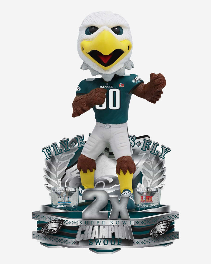 Swoop Philadelphia Eagles Super Bowl LIX Champions Bobblehead FOCO
