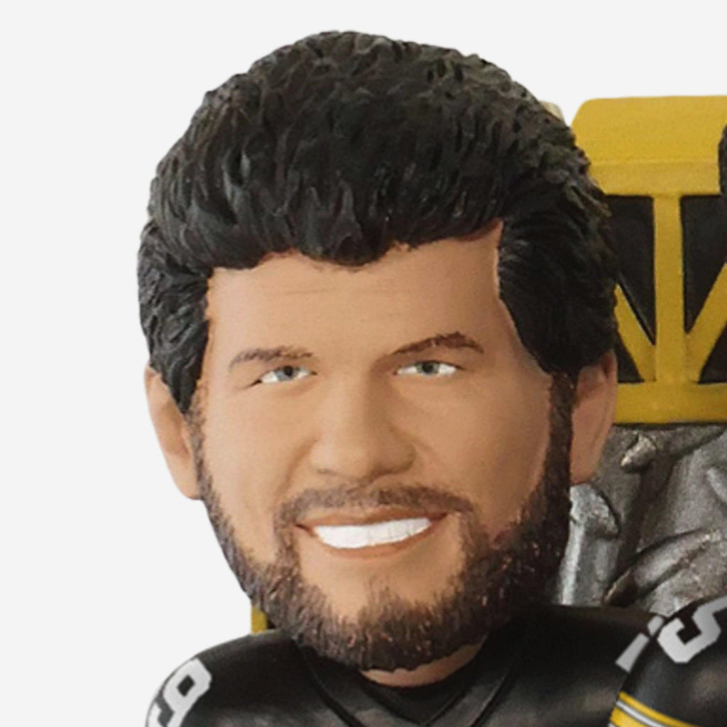 Pittsburgh Steelers Steel Curtain Defense Mini Bobblehead Scene FOCO
