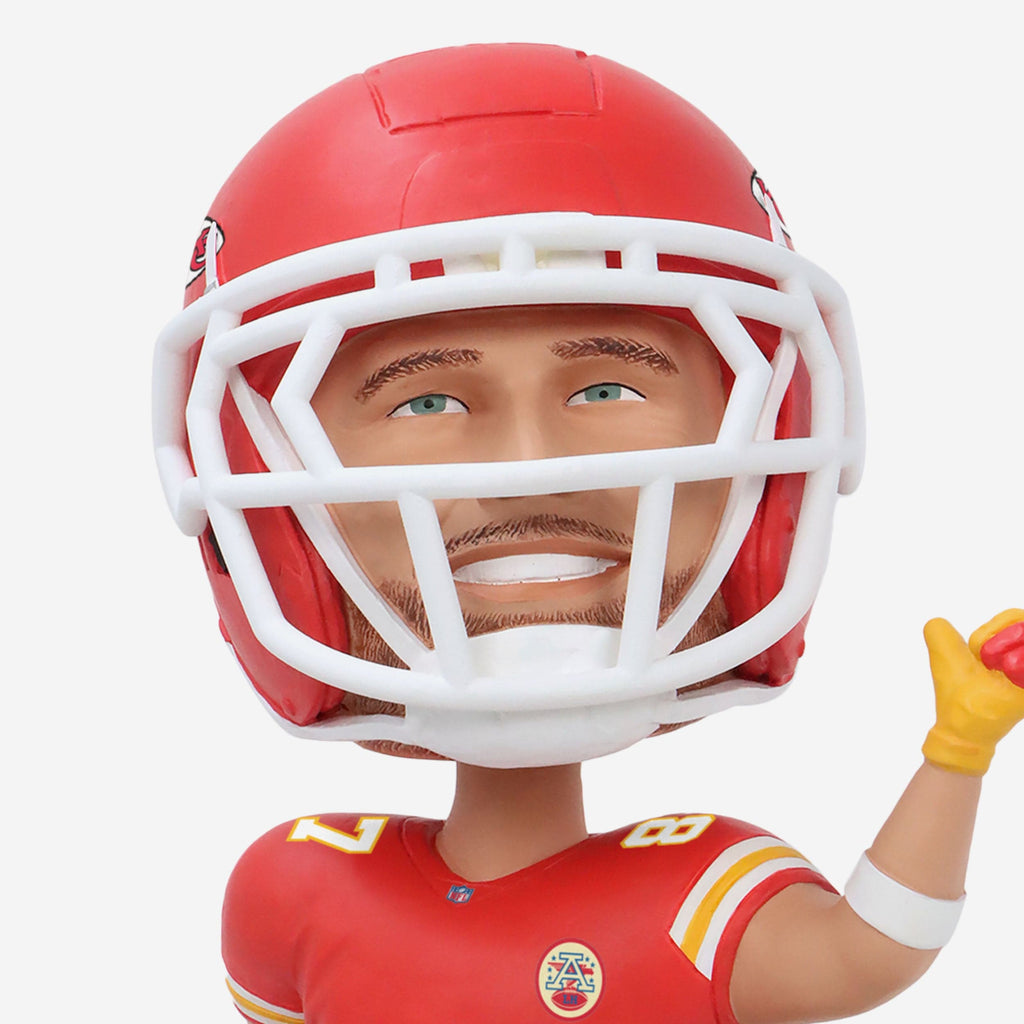 Travis Kelce Kansas City Chiefs Bust Bighead Bobblehead FOCO