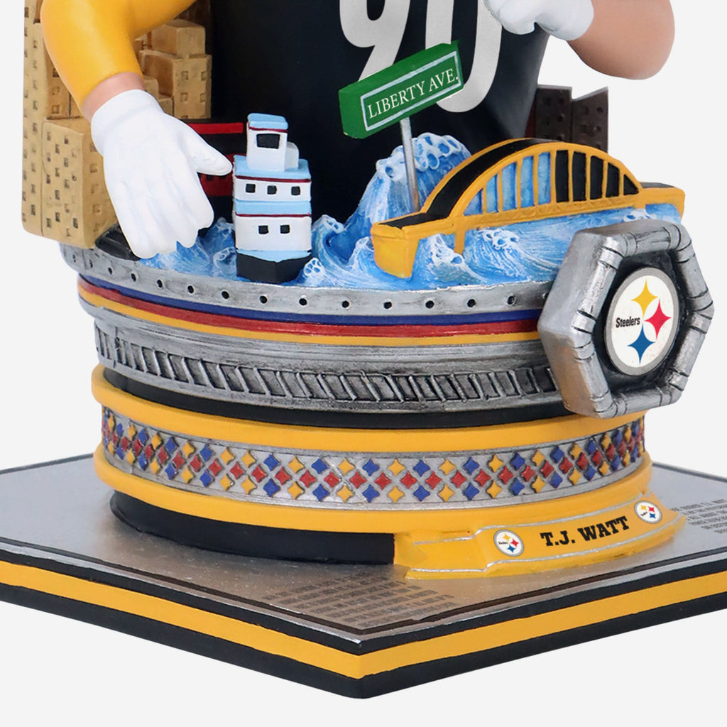 TJ Watt Pittsburgh Steelers Bust Bighead Bobblehead FOCO