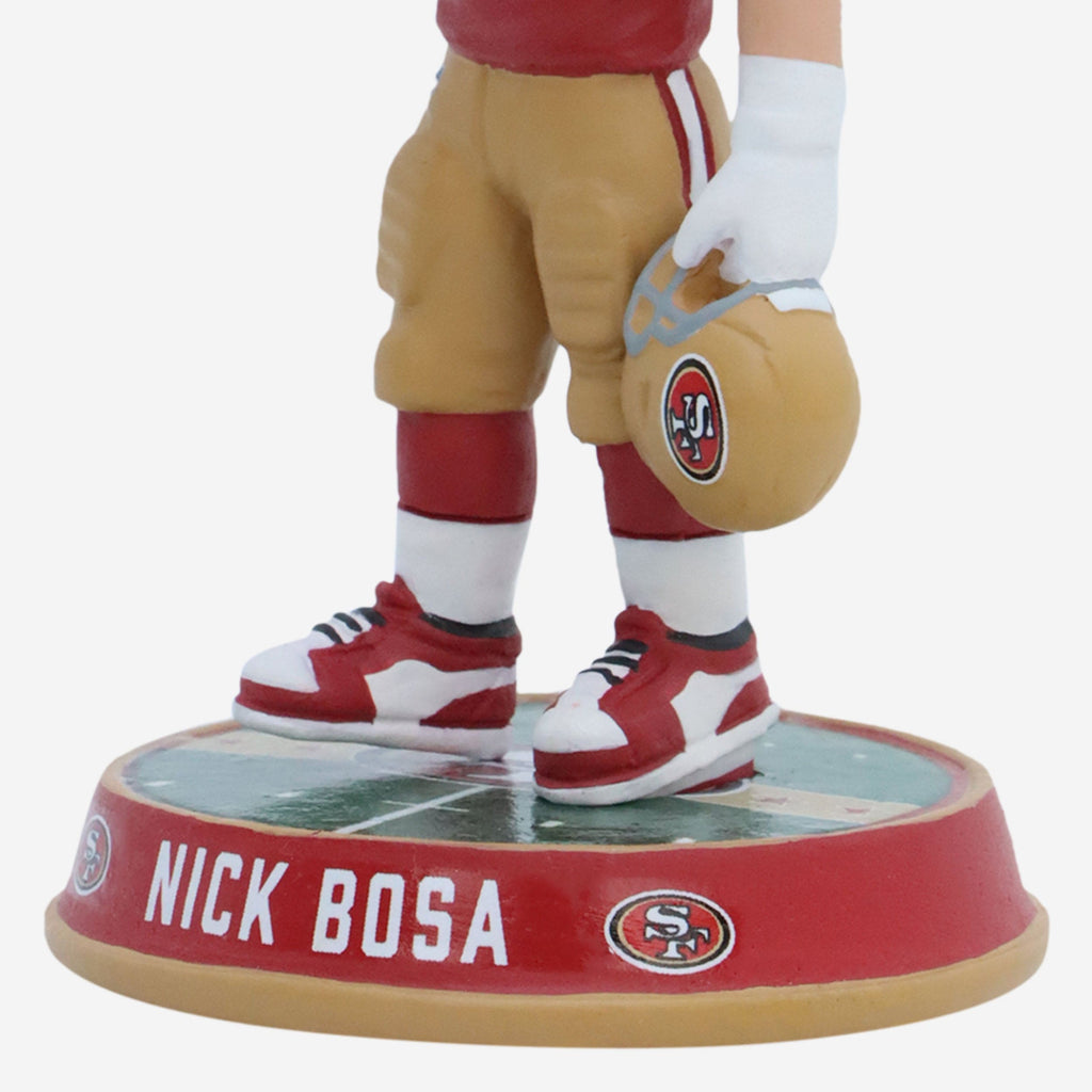 Nick Bosa San Francisco 49ers Field Stripe Mini Bighead Bobblehead FOCO
