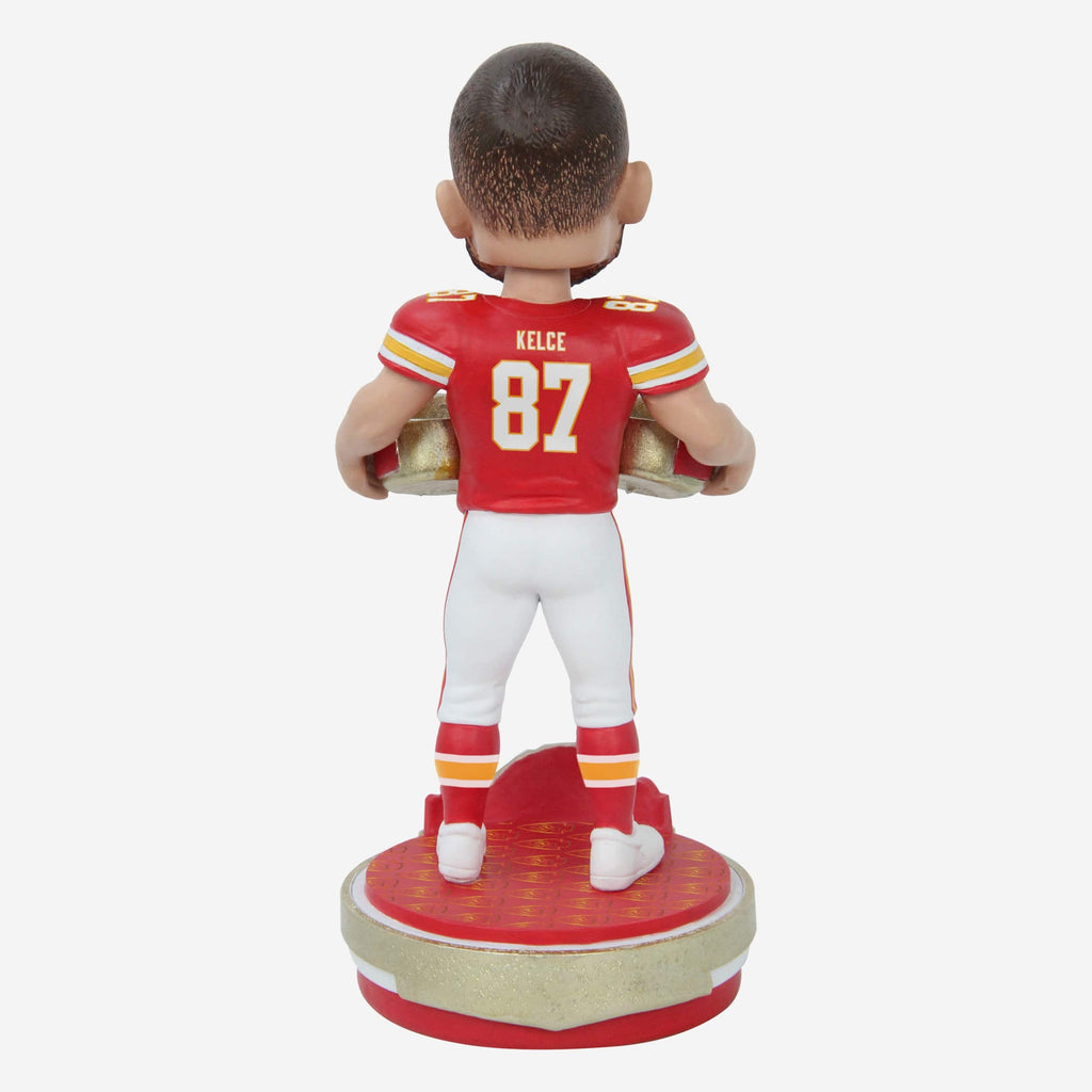 Travis Kelce Kansas City Chiefs Super Bowl LVIII Champions Bobblehead FOCO