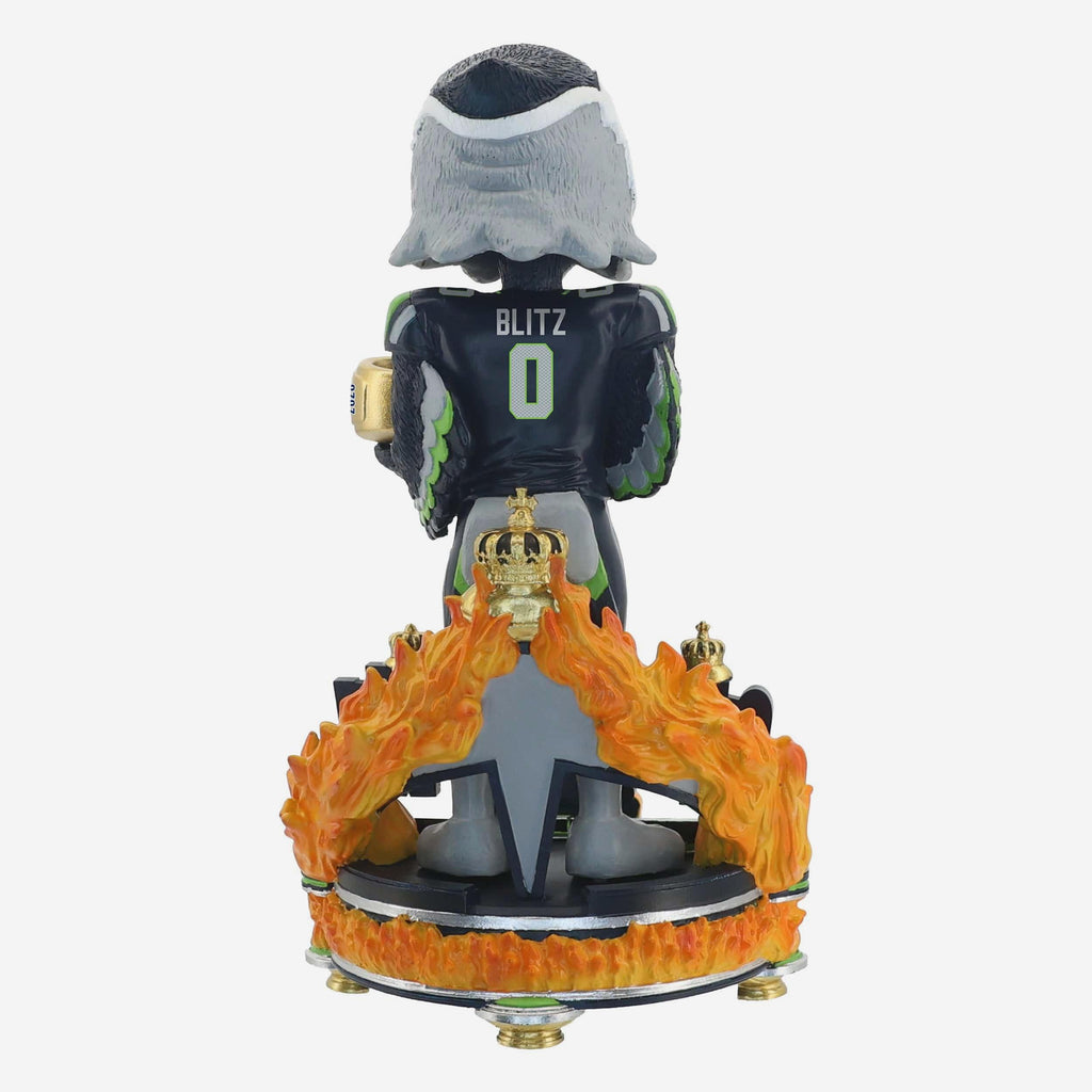 Blitz Seattle Seahawks Super Bowl LX Champions Mascot Celebration Bobb FOCO