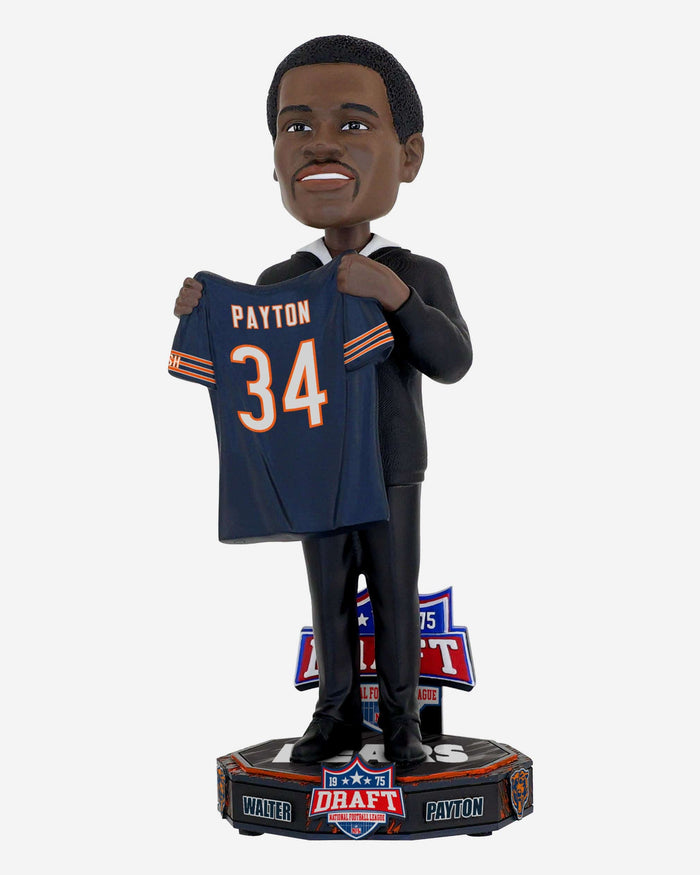 Walter Payton Chicago Bears 1975 Draft Pick Bobblehead FOCO