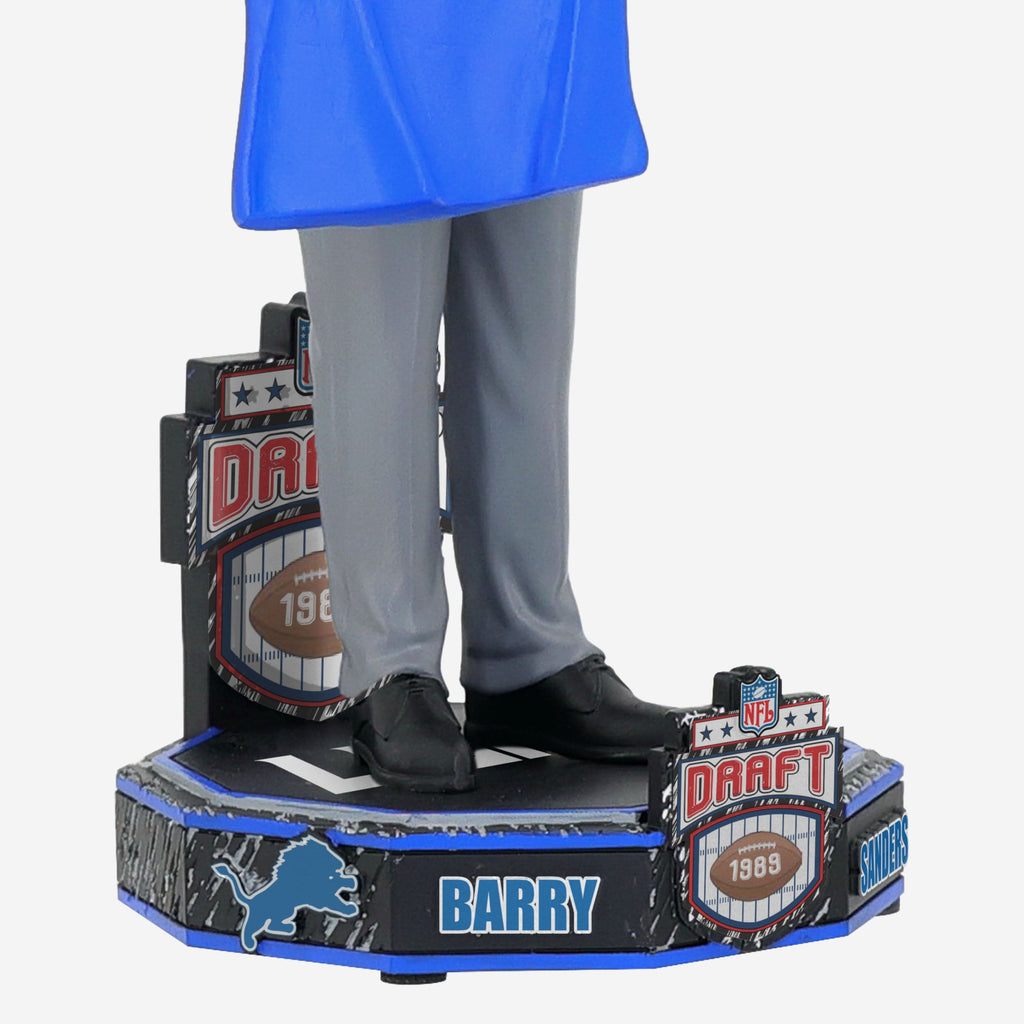 Barry Sanders Detroit Lions 1989 Draft Pick Bobblehead FOCO