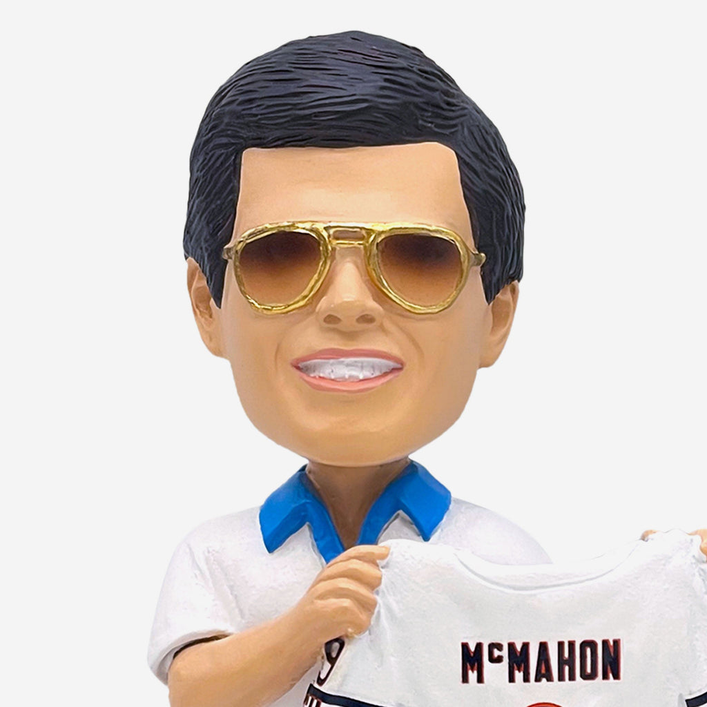 Jim McMahon & Caleb Williams Chicago Bears NFL Draft Then and Now Bobb FOCO