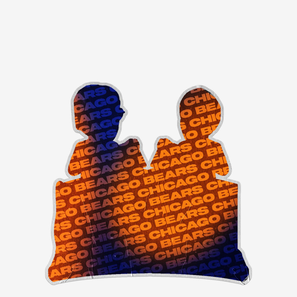 Jim McMahon & Caleb Williams Chicago Bears NFL Draft Then and Now Bobb FOCO