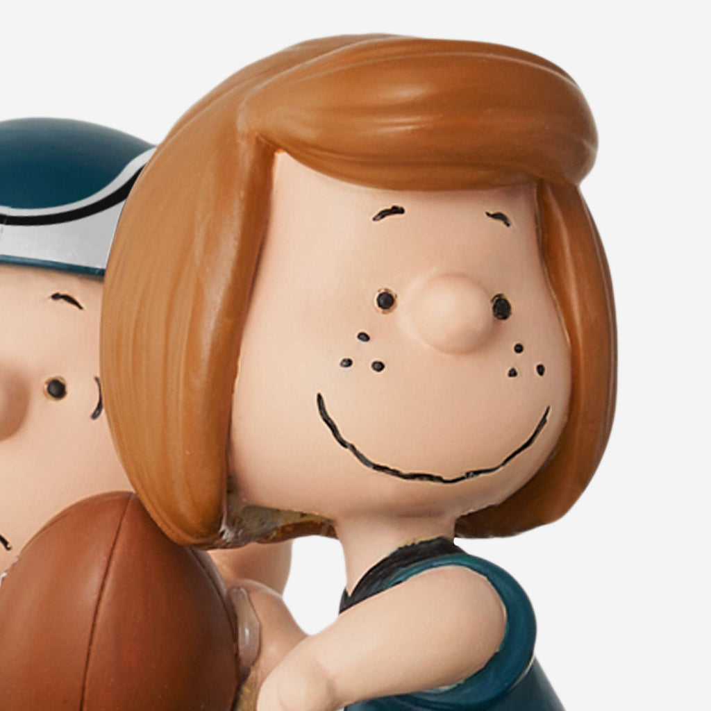 Philadelphia Eagles Peanuts Gang Mini Bobblehead Scene FOCO
