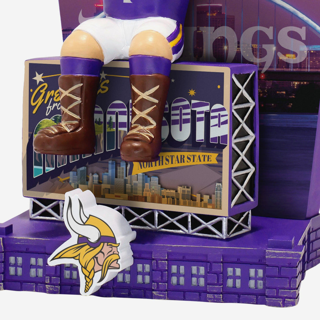 Viktor the Viking Minnesota Vikings Greetings From Mascot Bobblehead FOCO