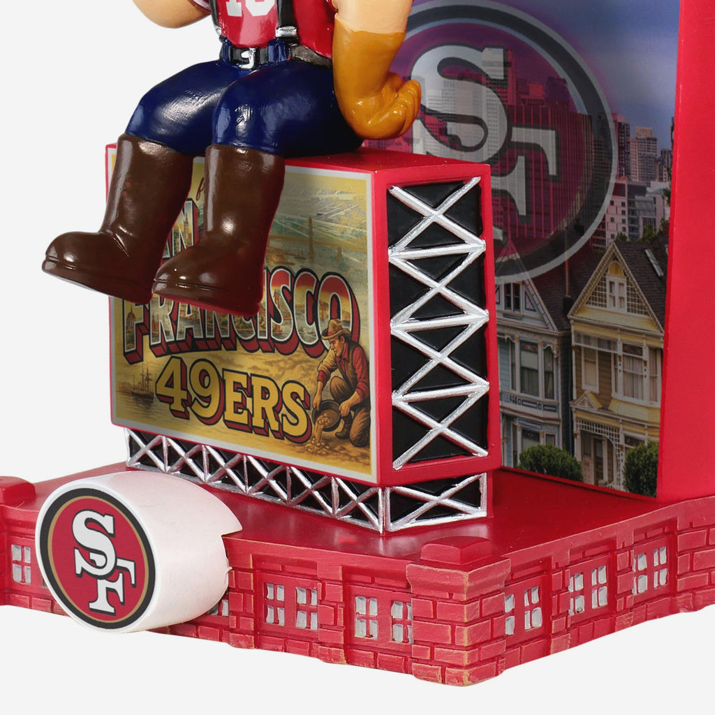 Sourdough Sam San Francisco 49ers Greetings From Mascot Bobblehead FOCO