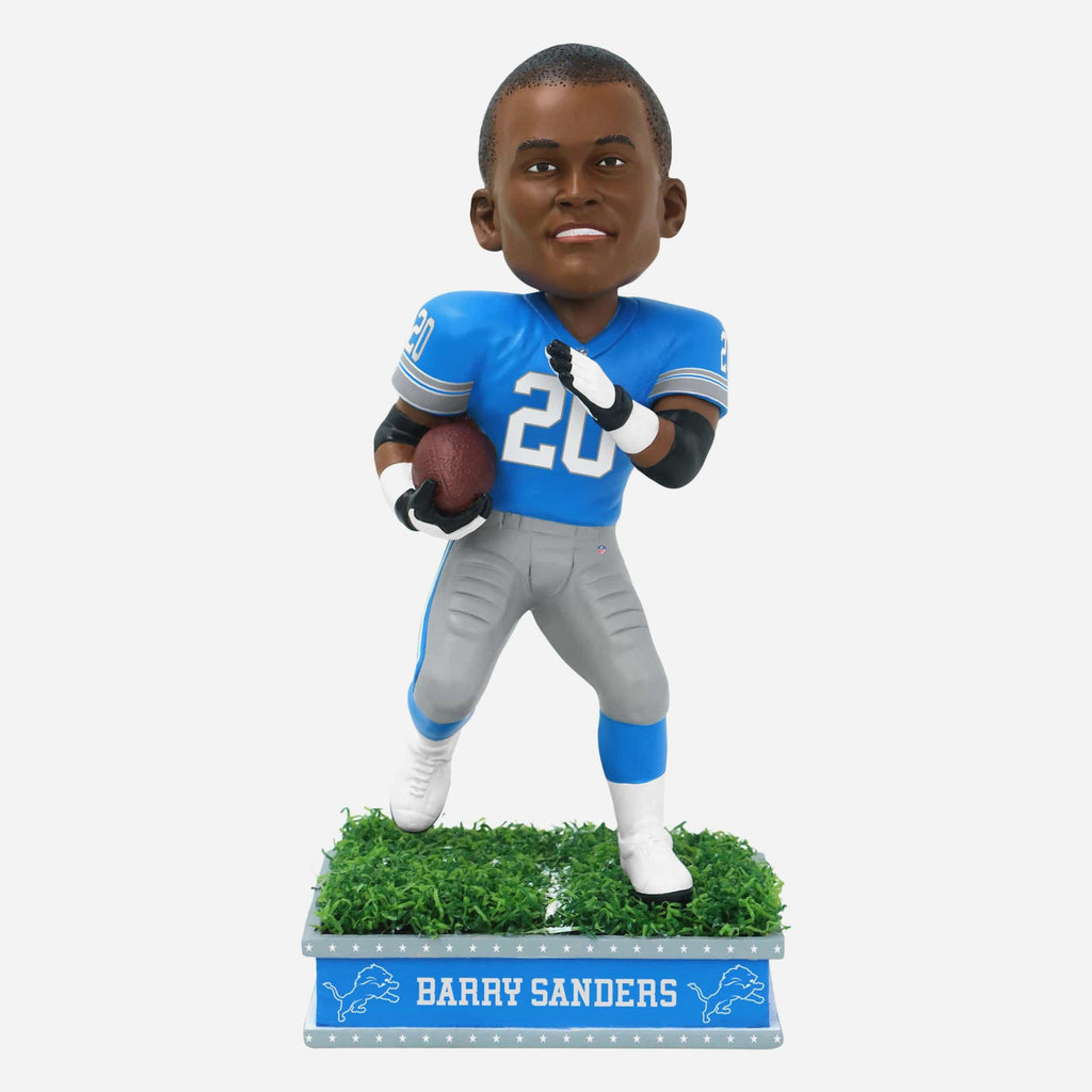 Barry Sanders Detroit Lions Field Star Bobblehead FOCO