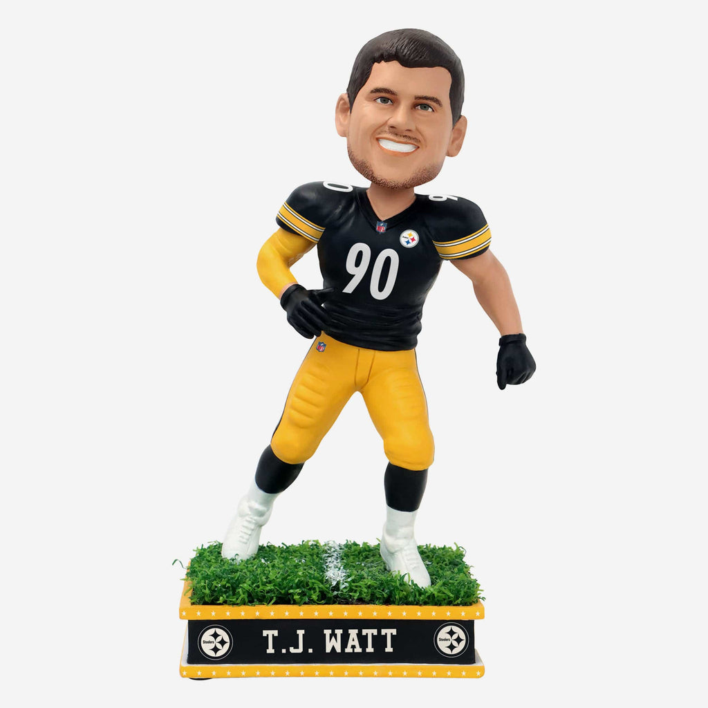 TJ Watt Pittsburgh Steelers Field Star Bobblehead FOCO