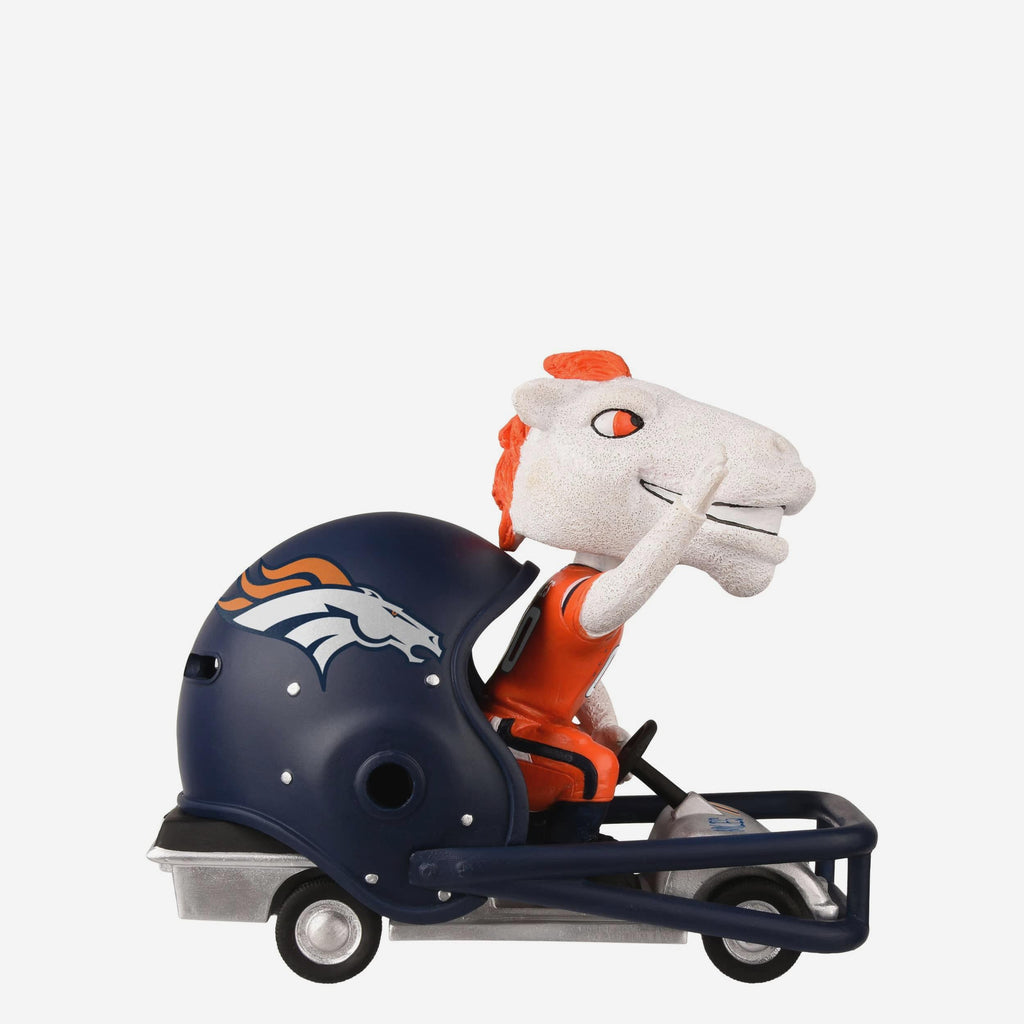 Miles Denver Broncos Helmet Cart Mascot Bobblehead FOCO