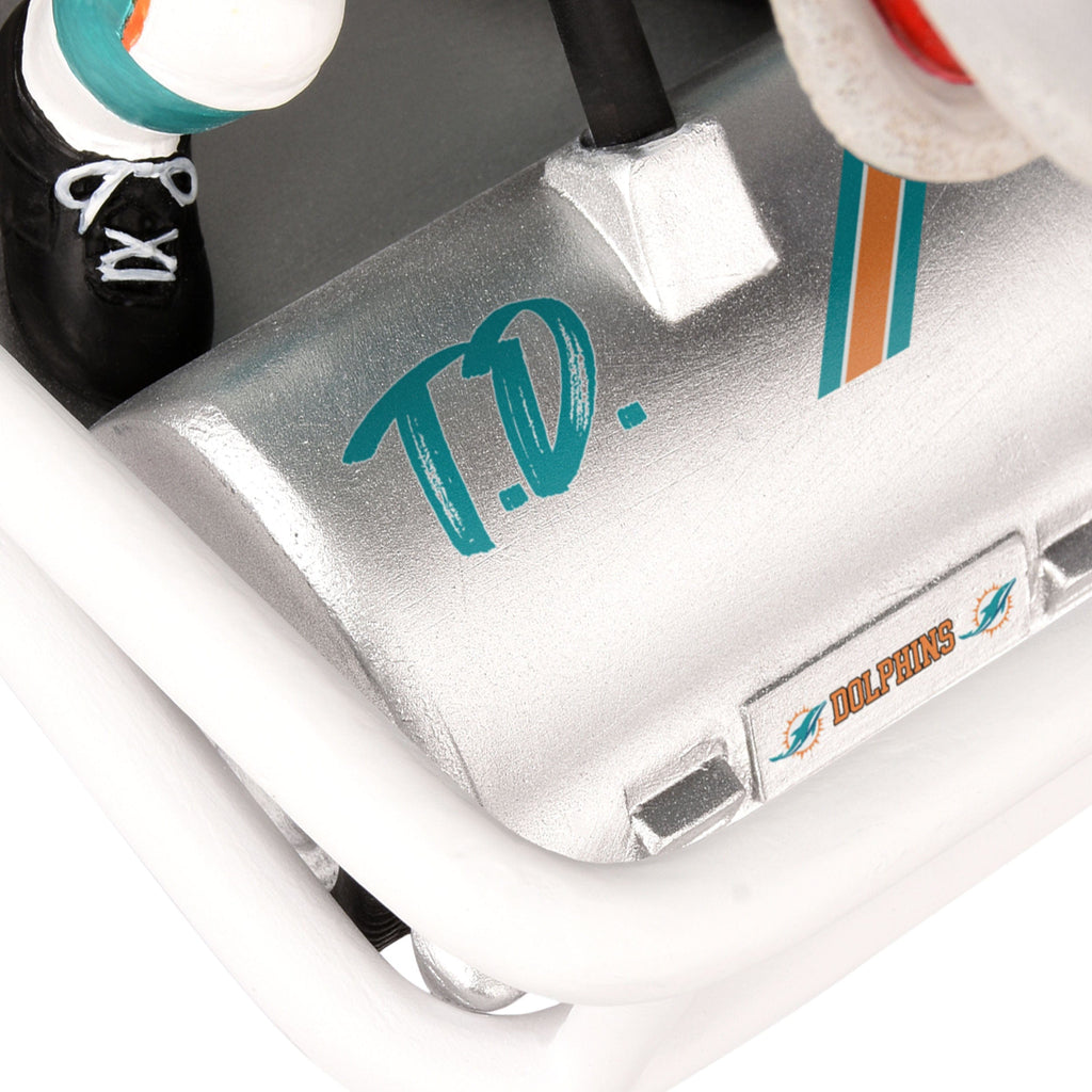 TD Miami Dolphins Helmet Cart Mascot Bobblehead FOCO