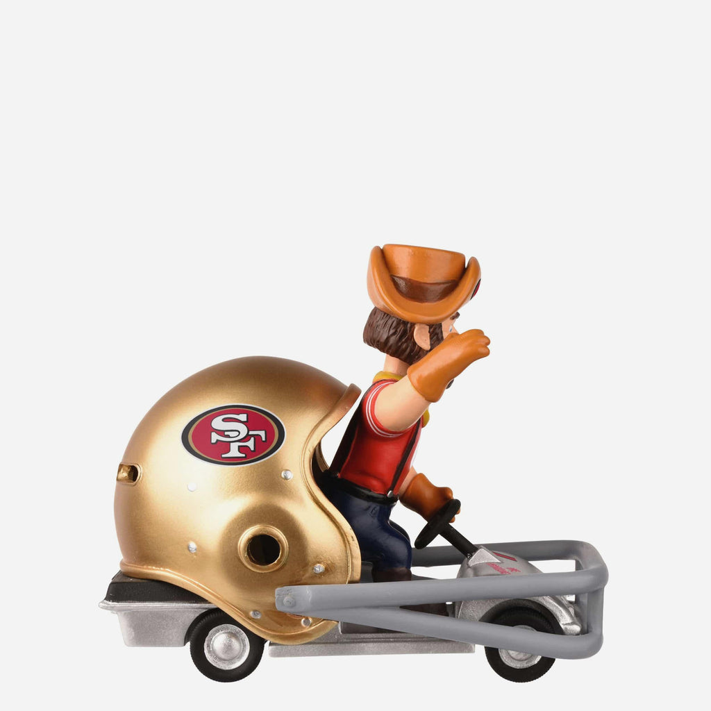 Sourdough Sam San Francisco 49ers Helmet Cart Mascot Bobblehead FOCO