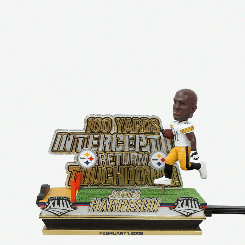 James Harrison Pittsburgh Steelers Super Bowl XLIII Interception Retur FOCO