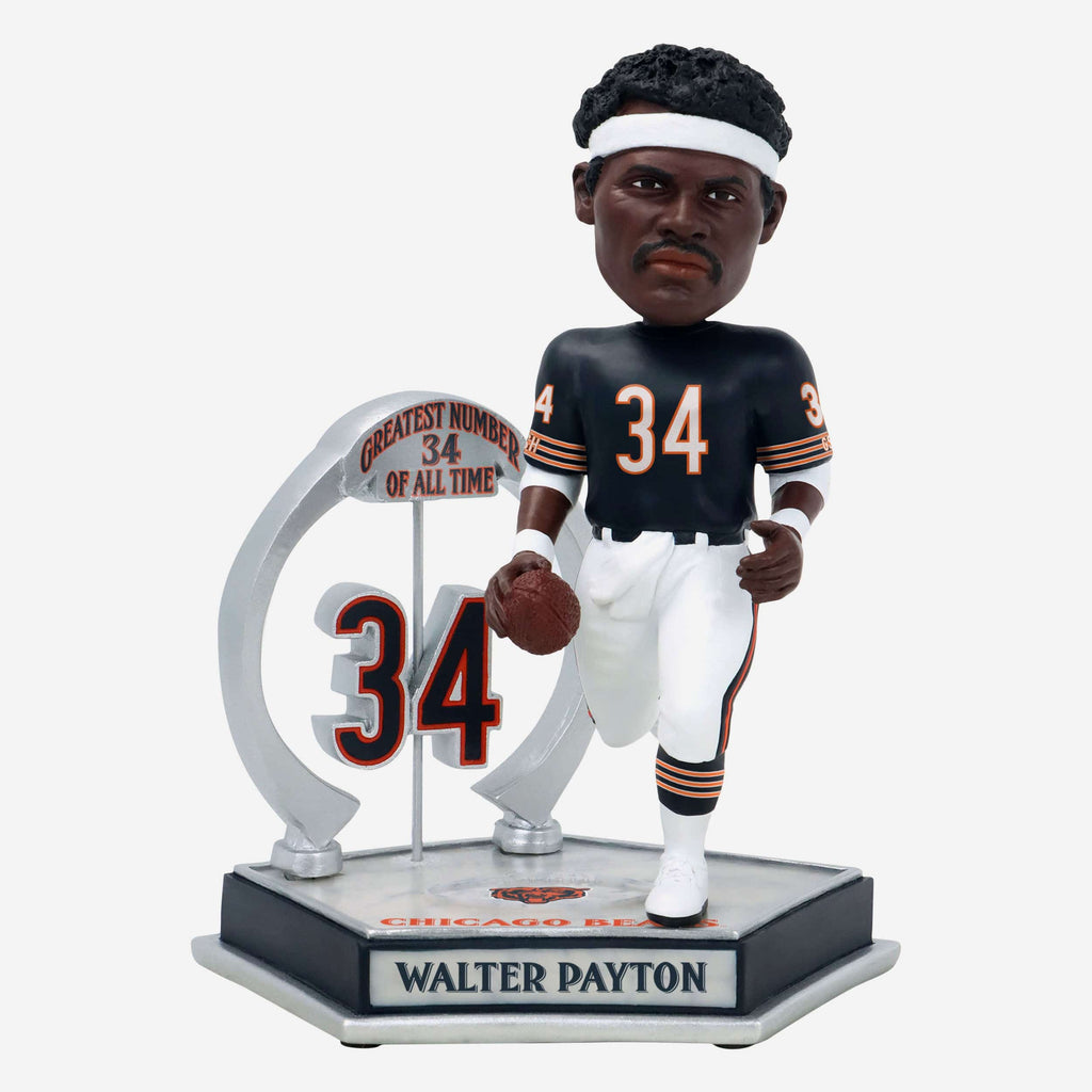 Walter Payton Chicago Bears Legendary Number 34 Bobblehead FOCO