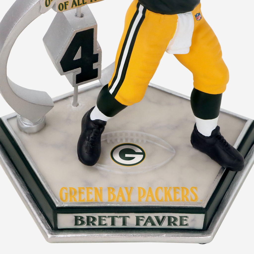 Brett Favre Green Bay Packers Legendary Number 4 Bobblehead FOCO