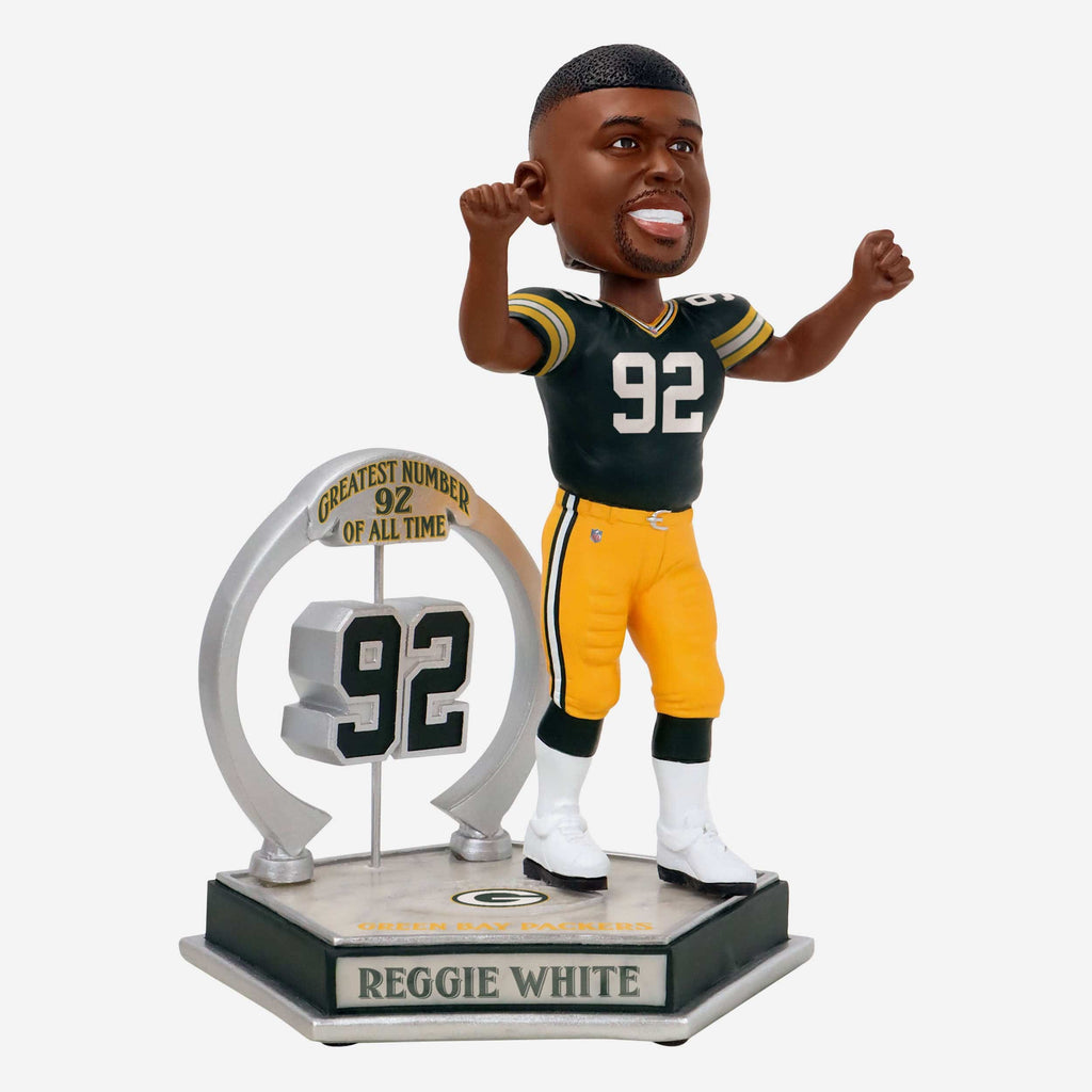 Reggie White Green Bay Packers Legendary Number 92 Bobblehead FOCO