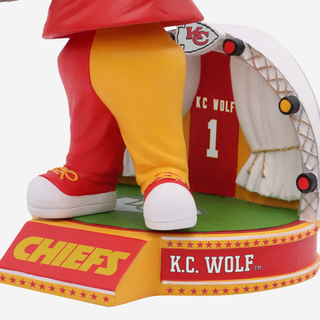 KC Wolf Kansas City Chiefs Bobble Belly Mascot Bobblehead FOCO