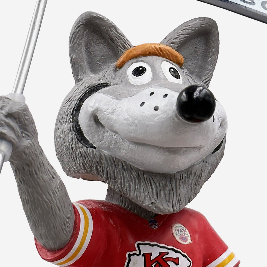 KC Wolf Kansas City Chiefs Super Bowl LVII Bound Mascot Bobblehead FOCO
