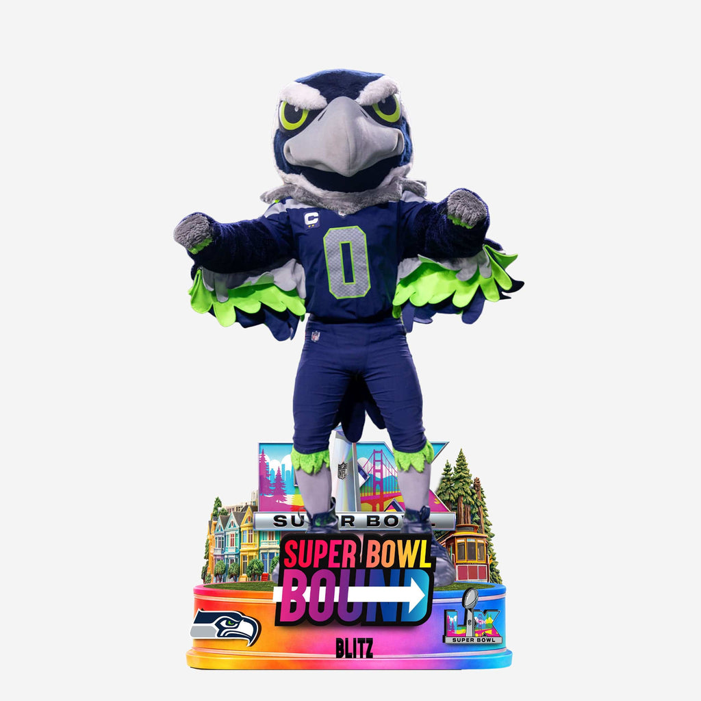 Blitz Seattle Seahawks Super Bowl LX Bound Going to the Game Mascot Bo FOCO