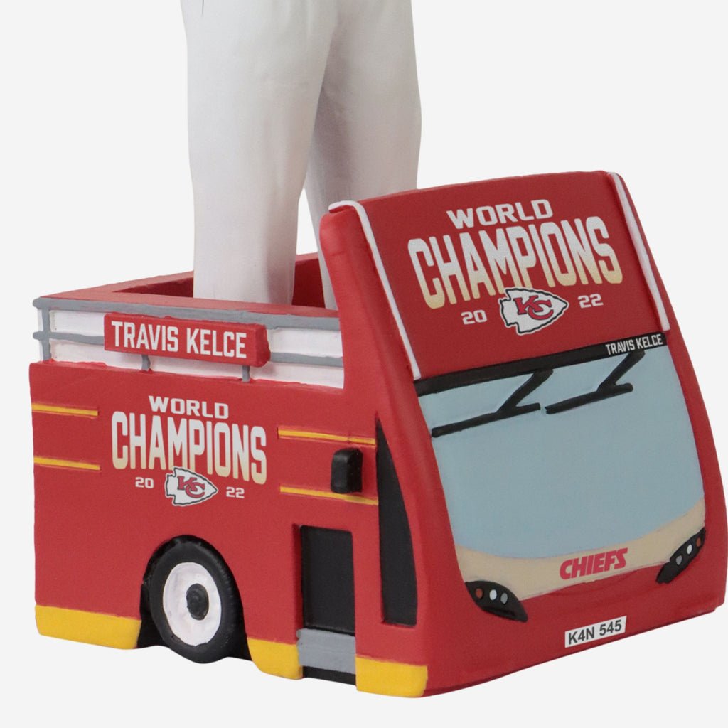 Travis Kelce Kansas City Chiefs Super Bowl LVII Champions Parade Bus B FOCO