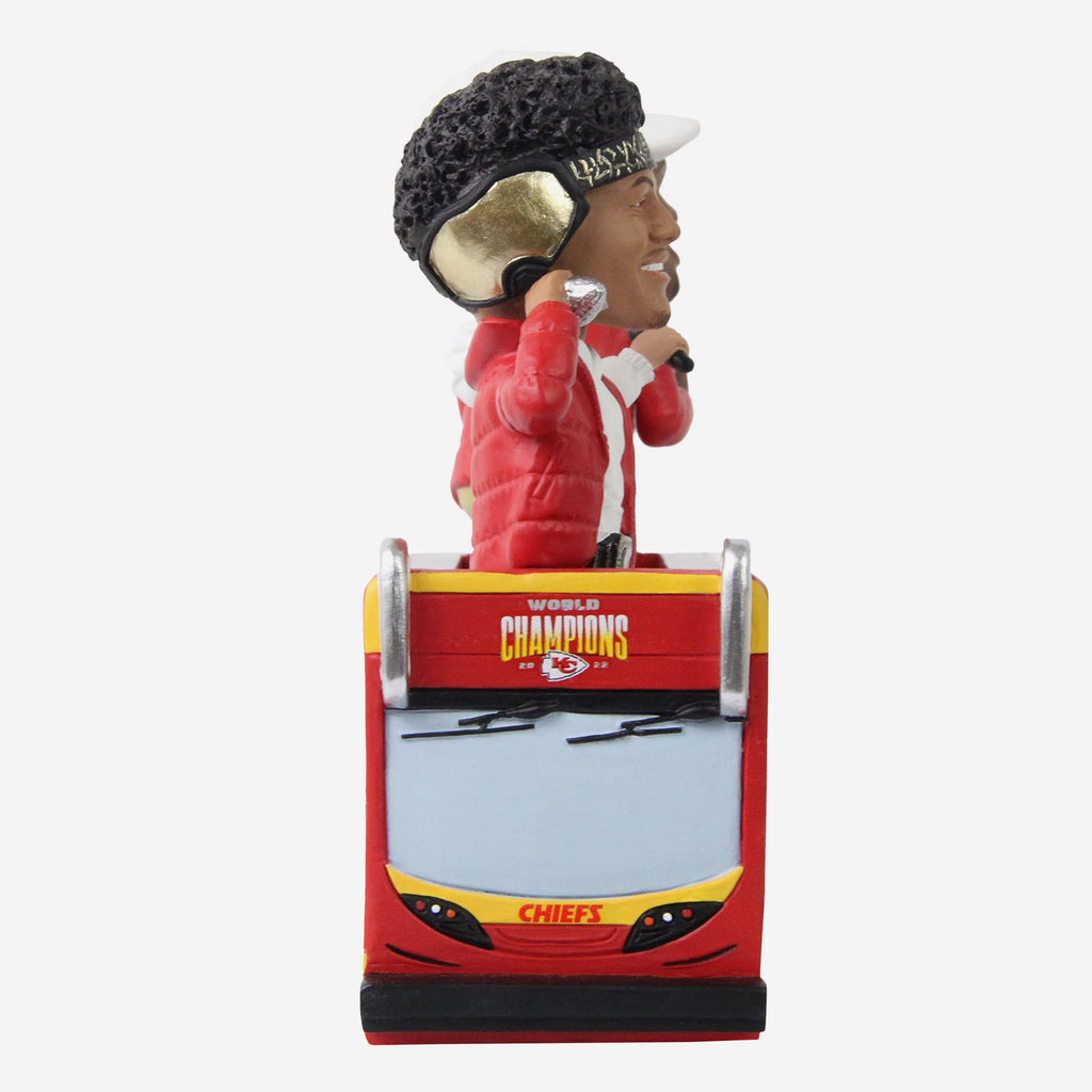 Kansas City Chiefs Super Bowl LVII Champions Parade Bus Mini Bobblehea FOCO