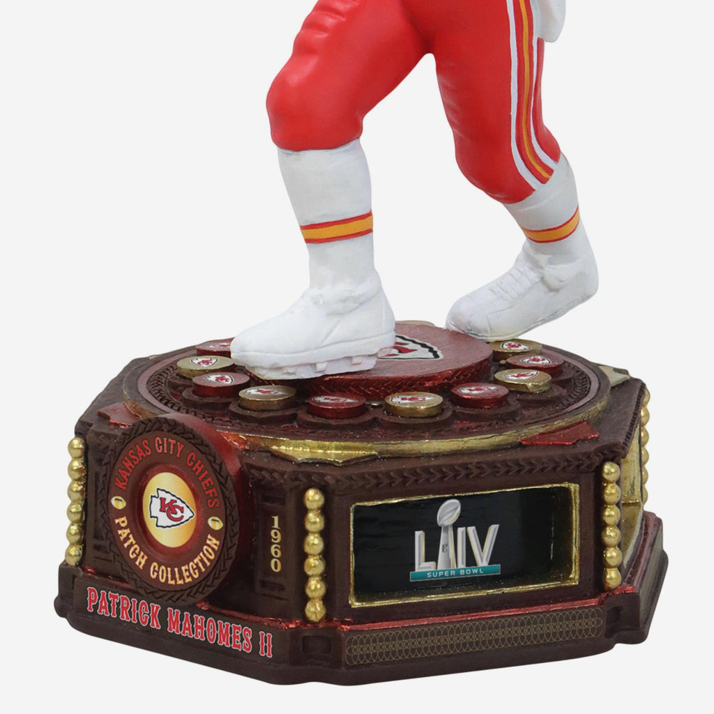 Patrick Mahomes Kansas City Chiefs Patch Collection Bobblehead FOCO