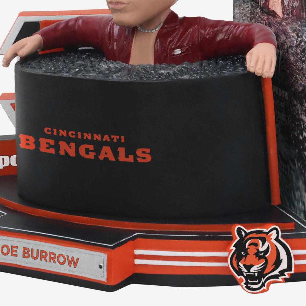 Joe Burrow Cincinnati Bengals Brrr Sports Illustrated Cover Bobblehead FOCO