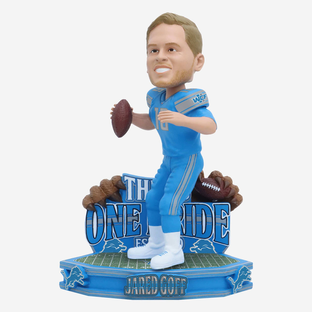 Jared Goff Detroit Lions One Pride Bobblehead FOCO