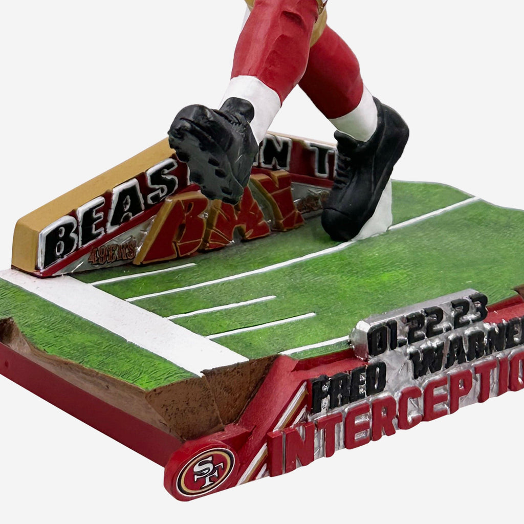 Fred Warner San Francisco 49ers Beast in the Bay Interception Bobblehe FOCO