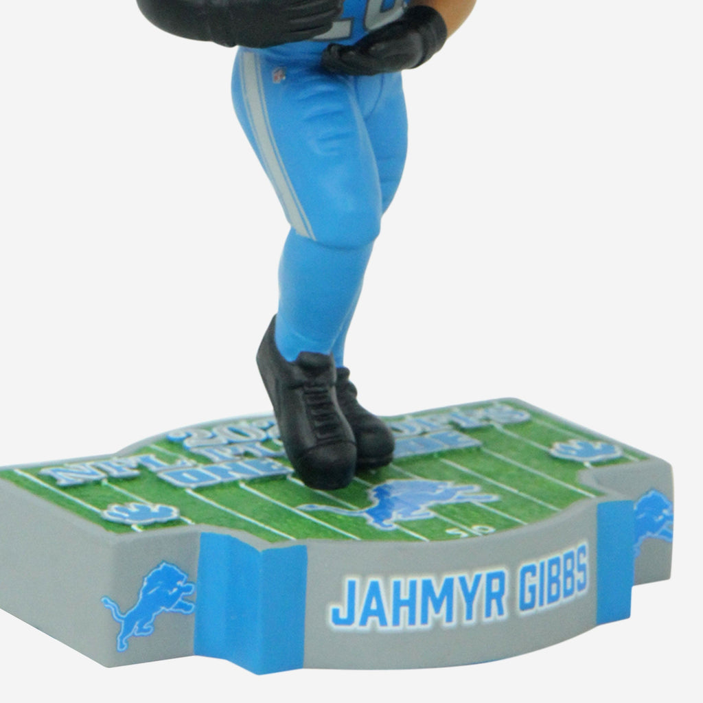 Jahmyr Gibbs Detroit Lions 2023 NFL Playoffs One Pride Bighead Bobbleh FOCO